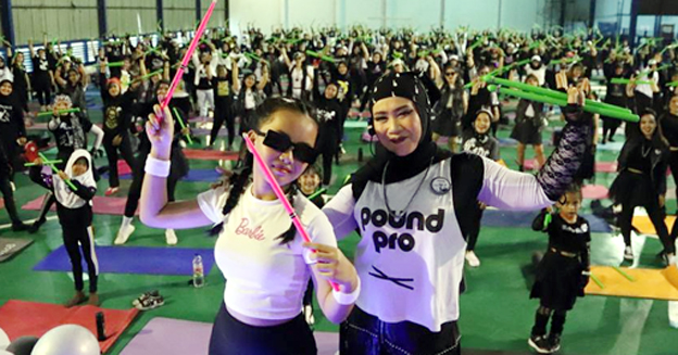 Sanggar Senam Coobic Populerkan Pound Fit Di Kota Tangerang